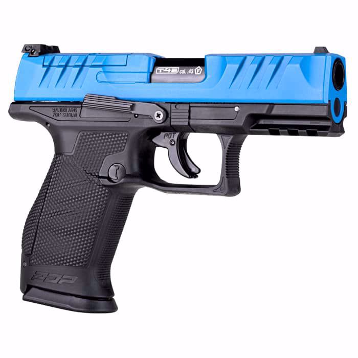 T4E Guns Training | T4E Walther PDP Compact .43 Optic Ready Blue Slide