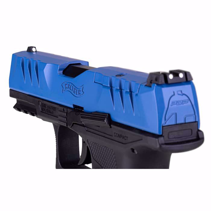 T4E Guns Training | T4E Walther PDP Compact .43 Optic Ready Blue Slide