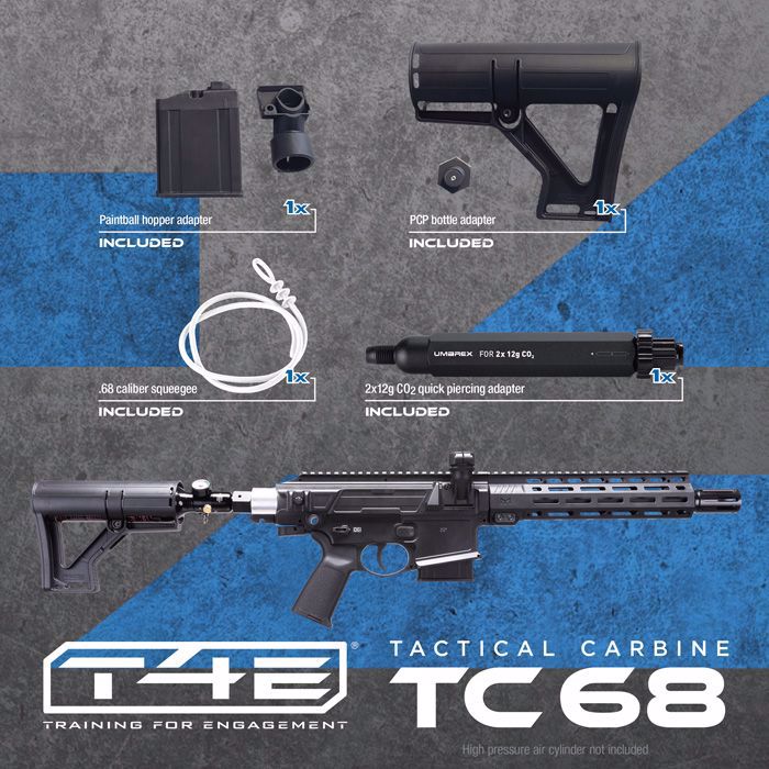 T4E Guns Training | T4E TC 68 Paintball Rifle .68 cal CO2 (16j)